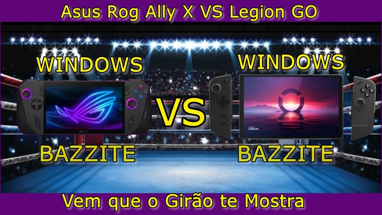 Asus Rog Ally X VS Legion GO Windows VS Bazzite - YouTube