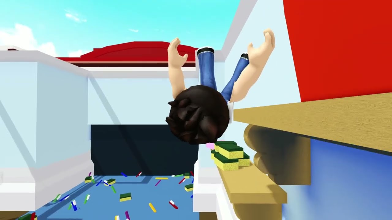 jessetc falls into a washing machine (in build a boat) - YouTube