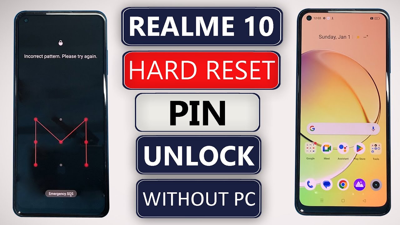 REALME 10 HARD RESET | REALME 10 RMX3630 SCREEN LOCK REMOVE | REALME 10 ...
