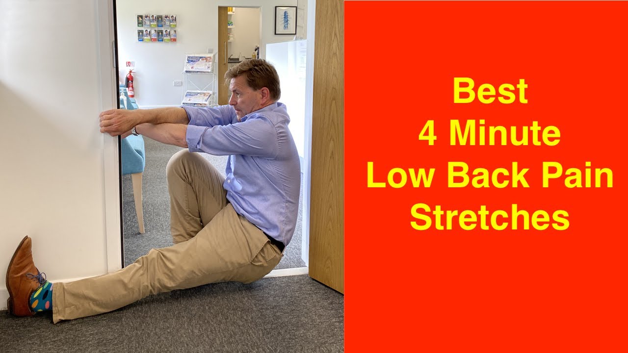 Quick and Easy Lower Back Pain Stretches - YouTube