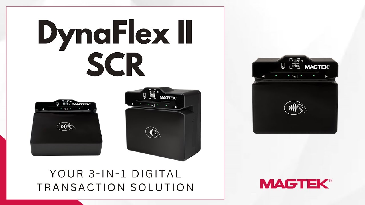 DynaFlex II SCR: Secure Cryptographic Reader - YouTube
