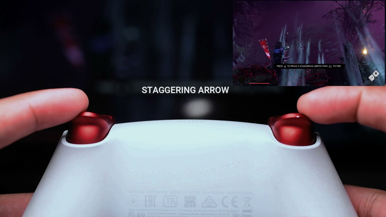 ADAPTIVE TRIGGERS (bow) in Ghost of Tsushima | PS5 DualSense - YouTube