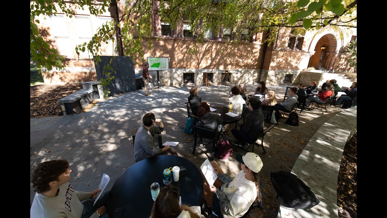 Geology Outdoor Classroom at Van Wickle Hall - YouTube