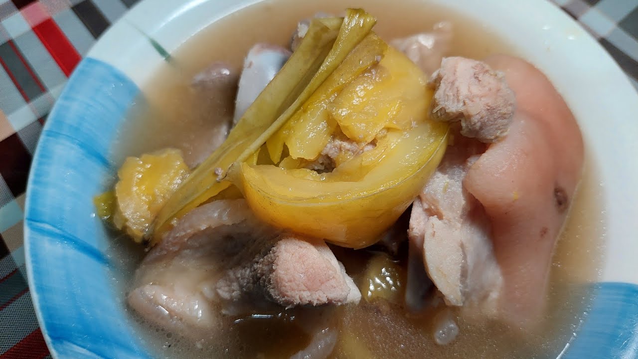 Kaki Babi Sup Campur Terung Asam||Pucuk Manis Goreng Campur Telur Ayam ...