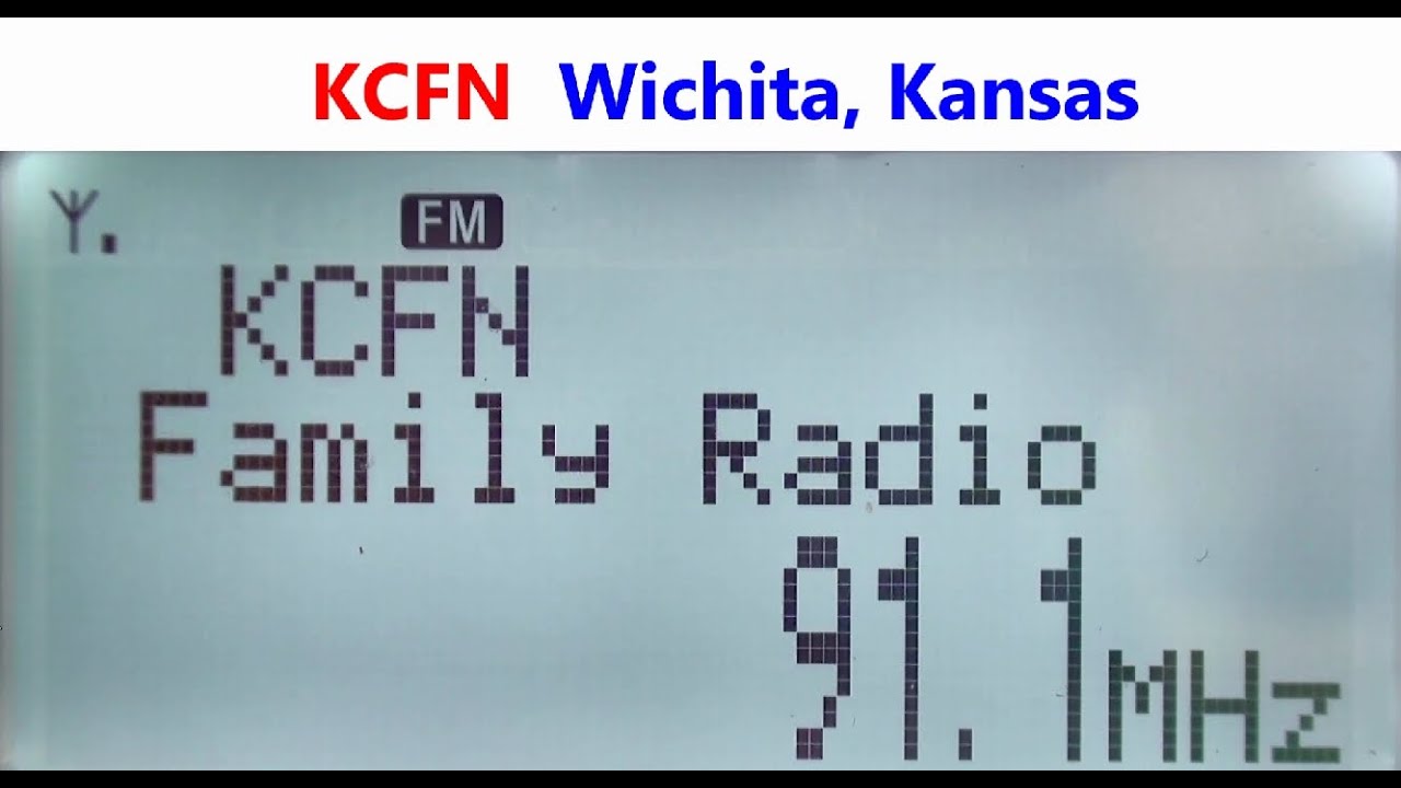 91.1 KCFN - Wichita, Kansas captada en Zapopan, México - YouTube