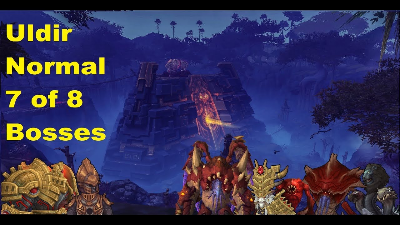 Uldir Normal - All bosses but G´huun - YouTube