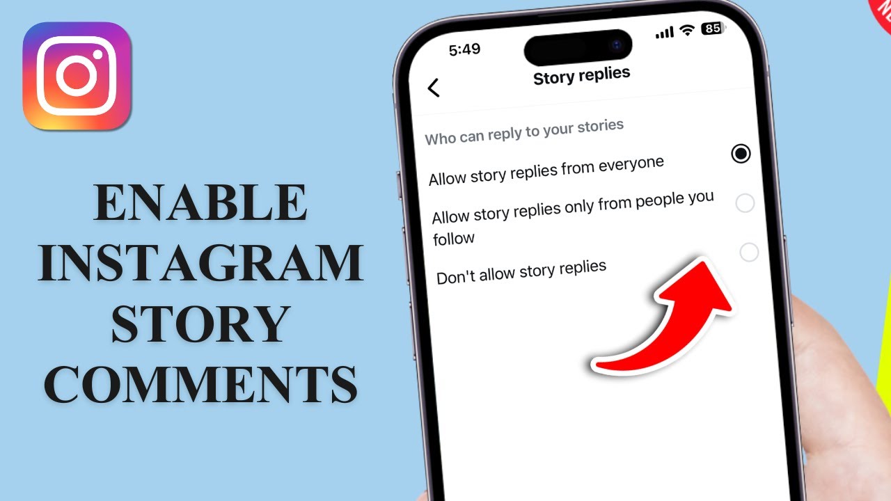 How To Enable Instagram Story Comments - YouTube