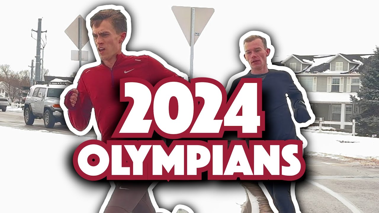 Conner Mantz & Clayton Young WORKOUT Before 2024 U.S. Olympic Marathon ...