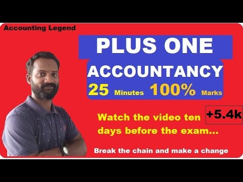 Plus One Accountancy 2020|Overview of Plus One Accountancy|HSE Kerala ...
