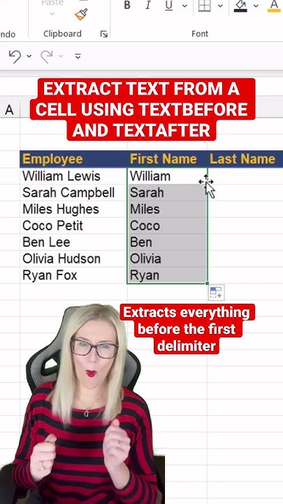 #Shorts | New Text Functions in Excel to extract text from a cell ...