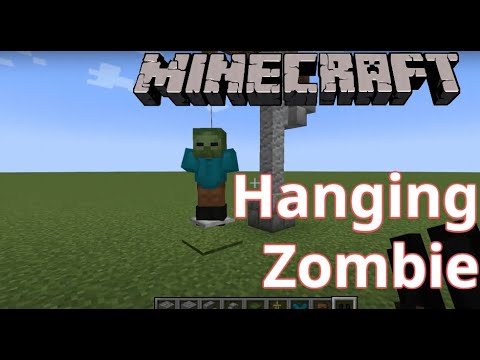 Minecraft: Hanging Zombie - YouTube