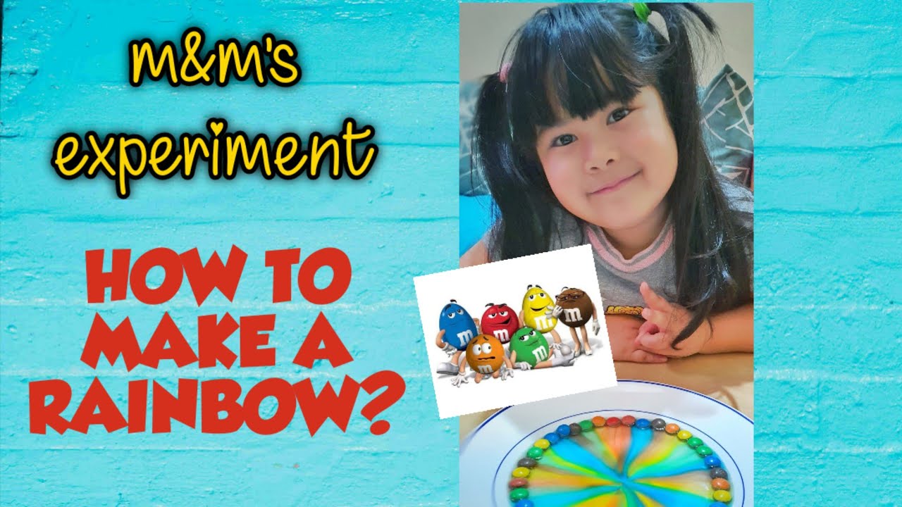 M&M's Rainbow Science | How to make a Rainbow experiment - YouTube