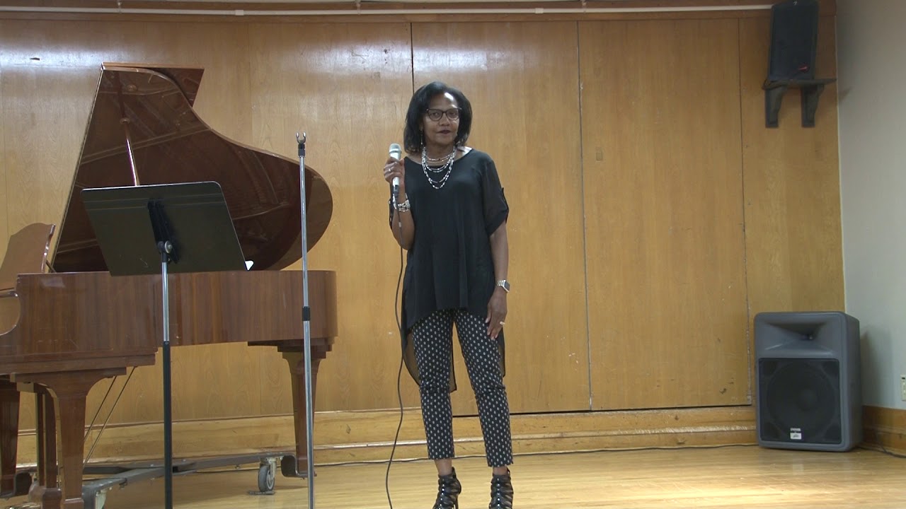 Gail Tucker singing "Waymaker" by Sinach performing in Vocal Recital ...