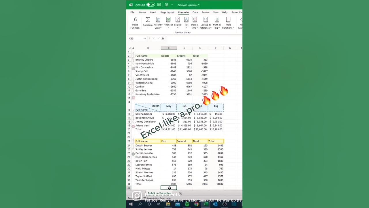 Excel Pro Tips !! #excel #msexcel #excelshortcuts - YouTube