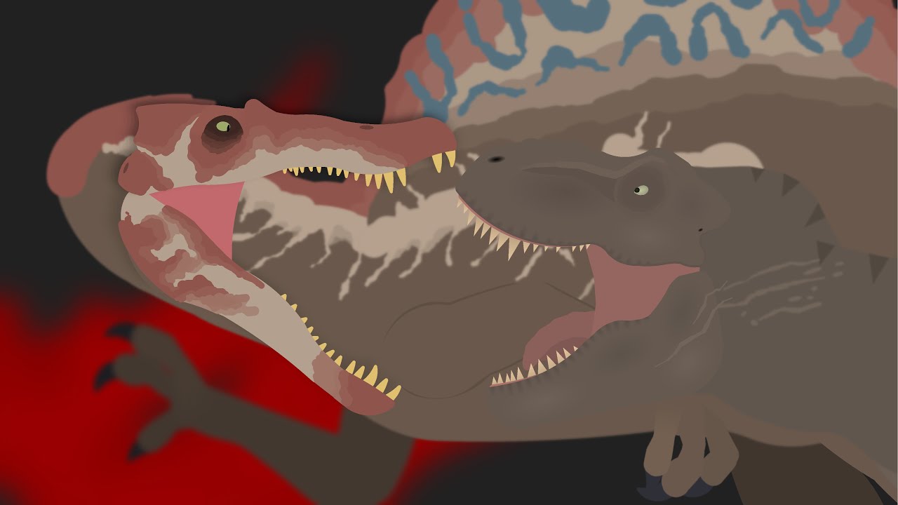 【stick nodes】rexy vs spino - YouTube
