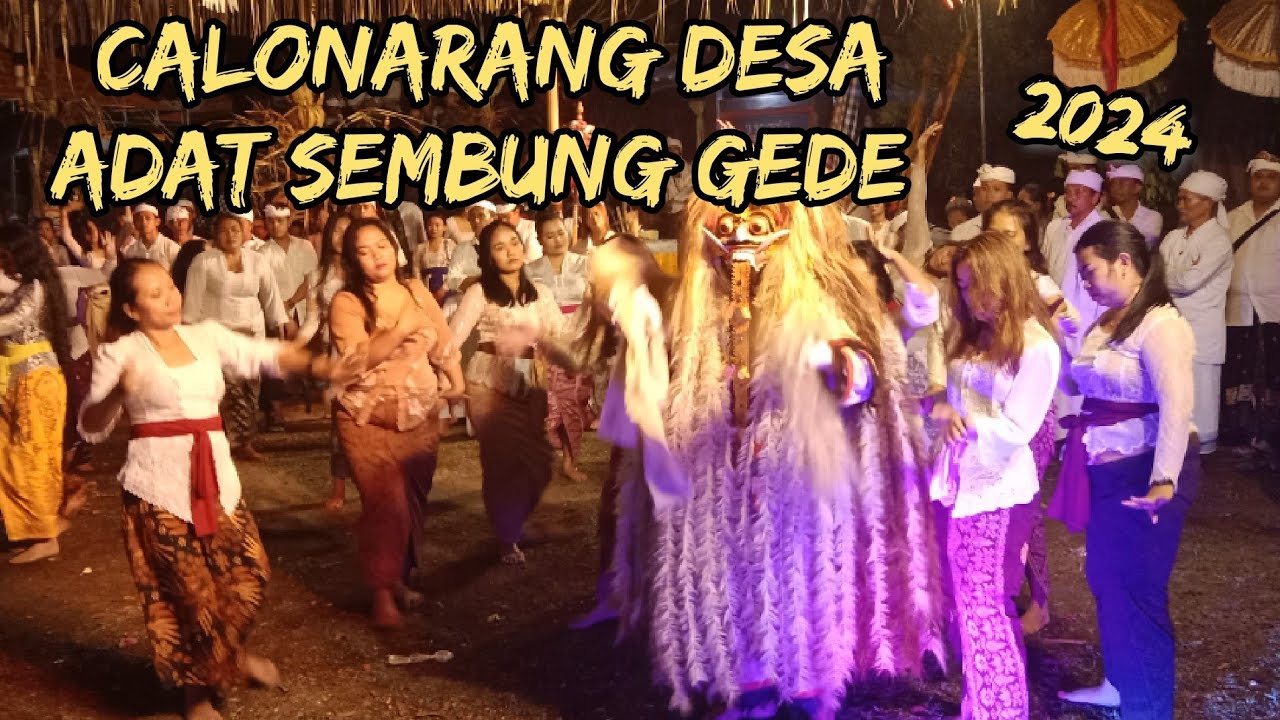 CALONARANG! PURA DALEM DESA ADAT SEMBUNG GEDE KERAMBITAN TABANAN # ...