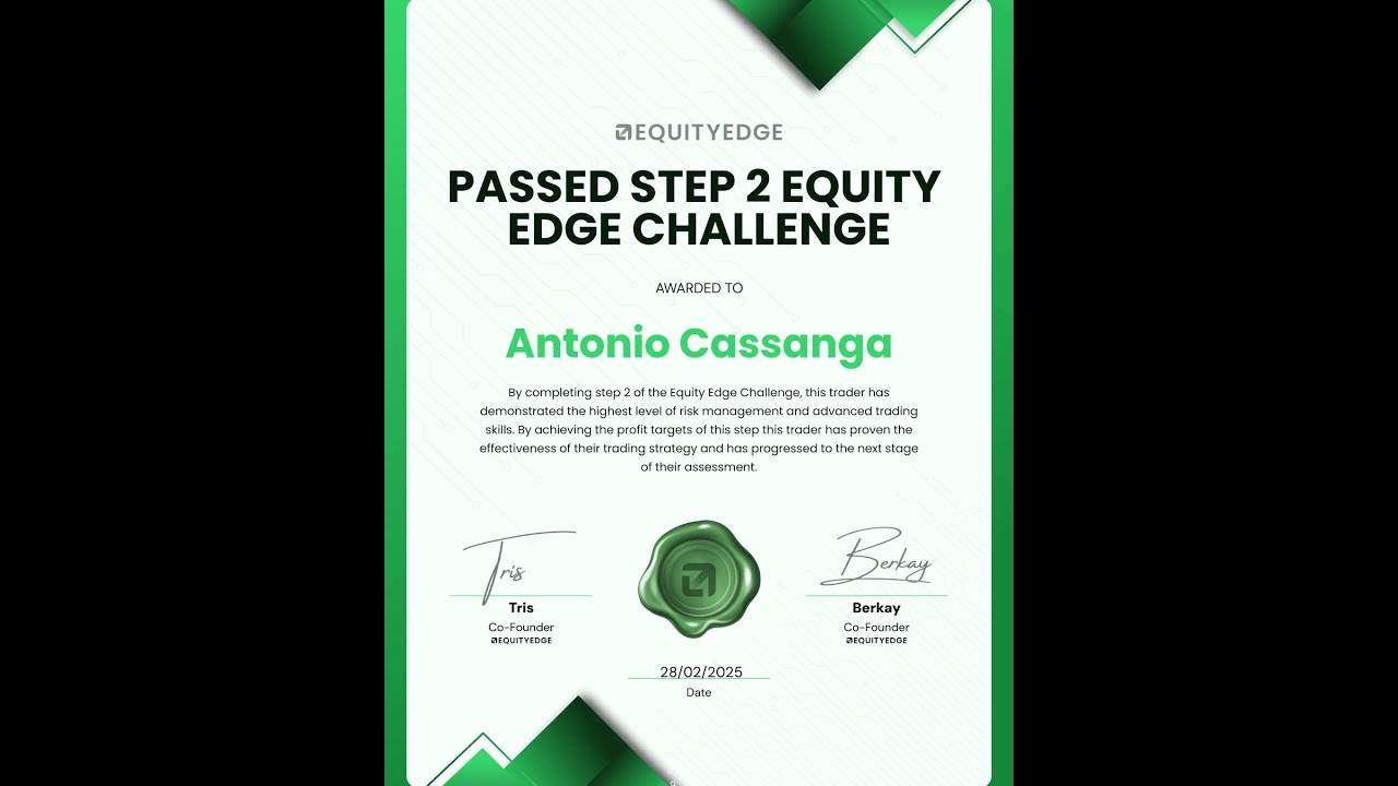 Equity Edge funded, road to buying a 100k acc - YouTube