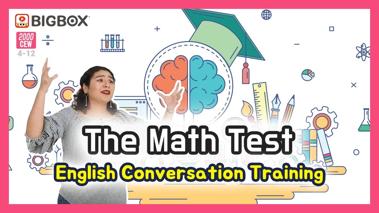 [ The Math Test ] English Conversation Training ⚡️ Reading Practice #4 ...
