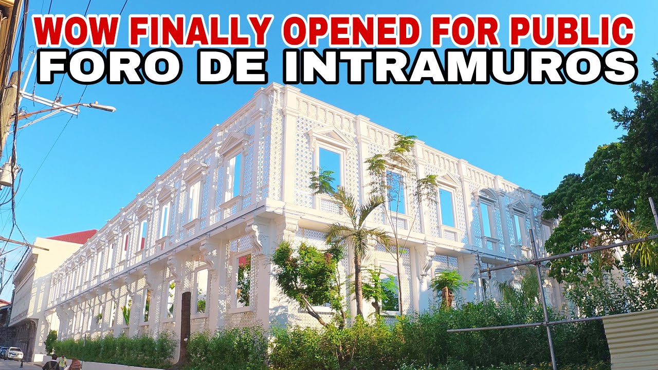 WOW FINALLY OPENED! DATING ATENEO MUNICIPAL AY FORO DE INTRAMUROS NA ...