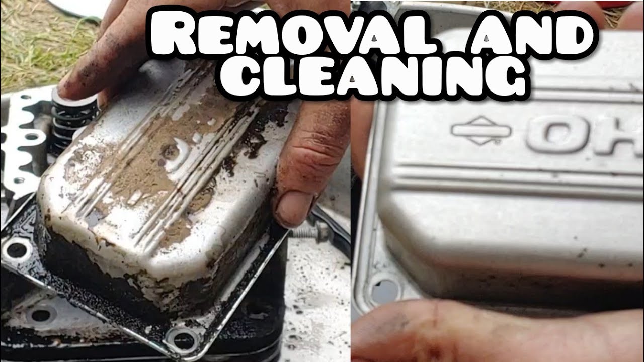 Intek 18.5hp els500 valve cover removal - YouTube