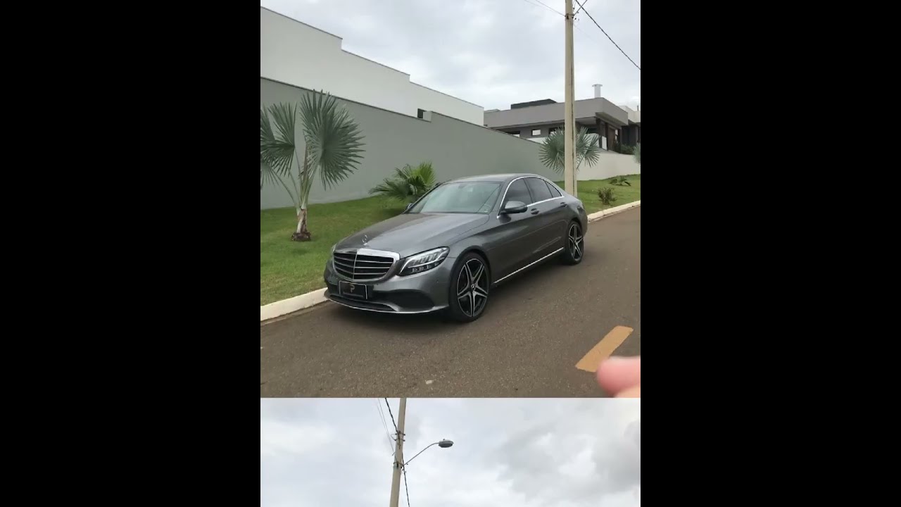 MERCEDES-BENZ C 180 1.6 CGI GASOLINA EXCLUSIVE 9G-TRONIC (CINZA) (2018/ ...