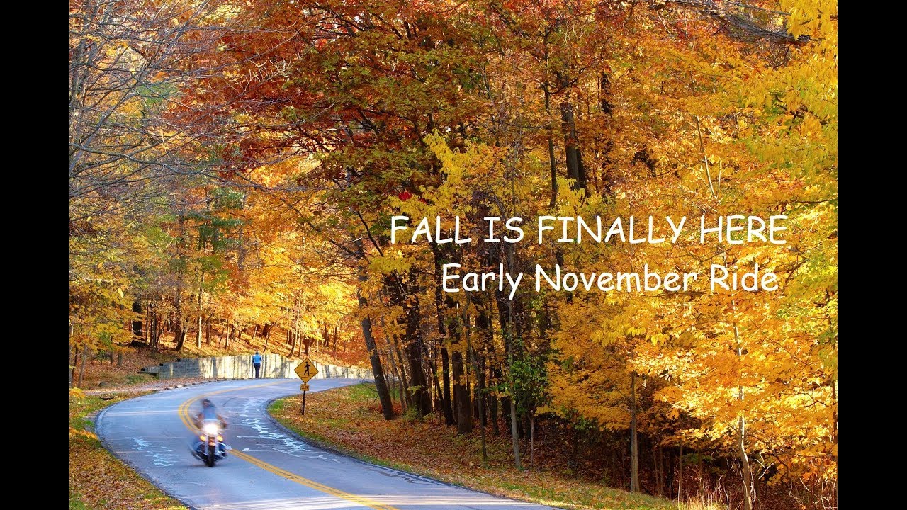 Fall is Finally Here - Early November Ride - YouTube