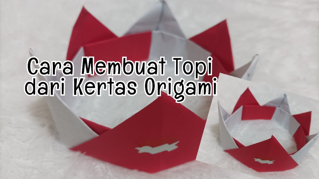 Cara Membuat Topi Karnaval dari Kertas Origami - YouTube
