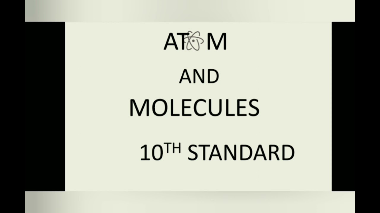 Modern Atomic Theory 10th Science YouTube Modern Atomic Theory 10th Science YouTube