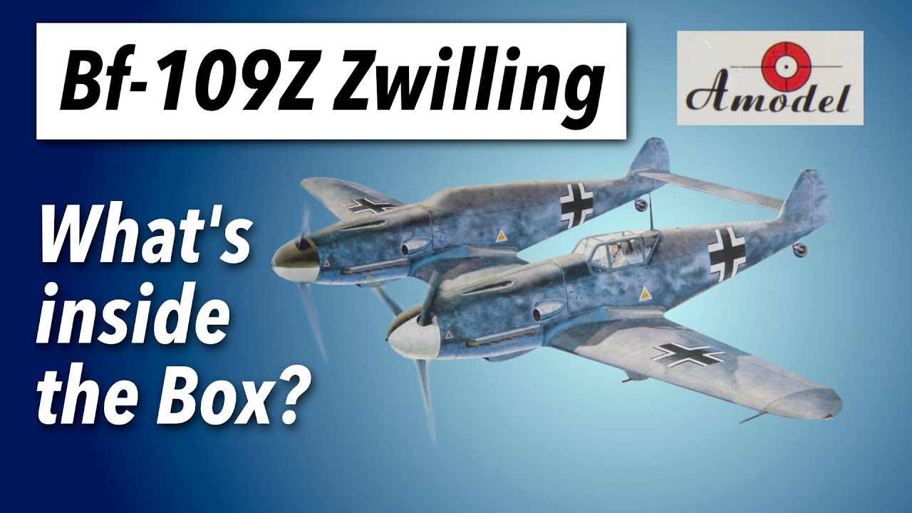 TWIN Bf-109! Inside the Messerschmitt Bf-109Z Zwilling kit from A Model ...