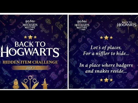 Back To Hogwarts Hidden Item Challenge Day 3 Hogwarts Mystery - YouTube
