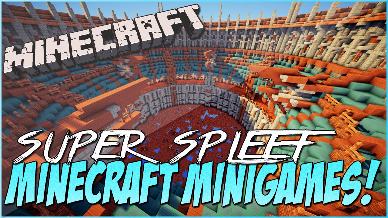 "Minecraft Minigames!" (Mineplex Super Spleef) : GET TO THE HIGH POINTS ...