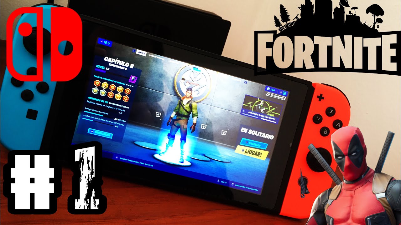 FORTNITE en Nintendo SWITCH Gameplay Español #1 2020 - YouTube