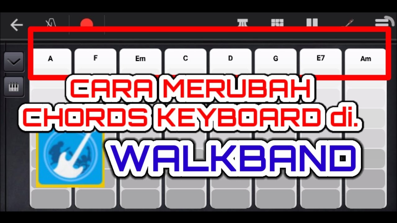 Tutorial WALK BAND - CARA MERUBAH CHORDS KEYBOARD - YouTube