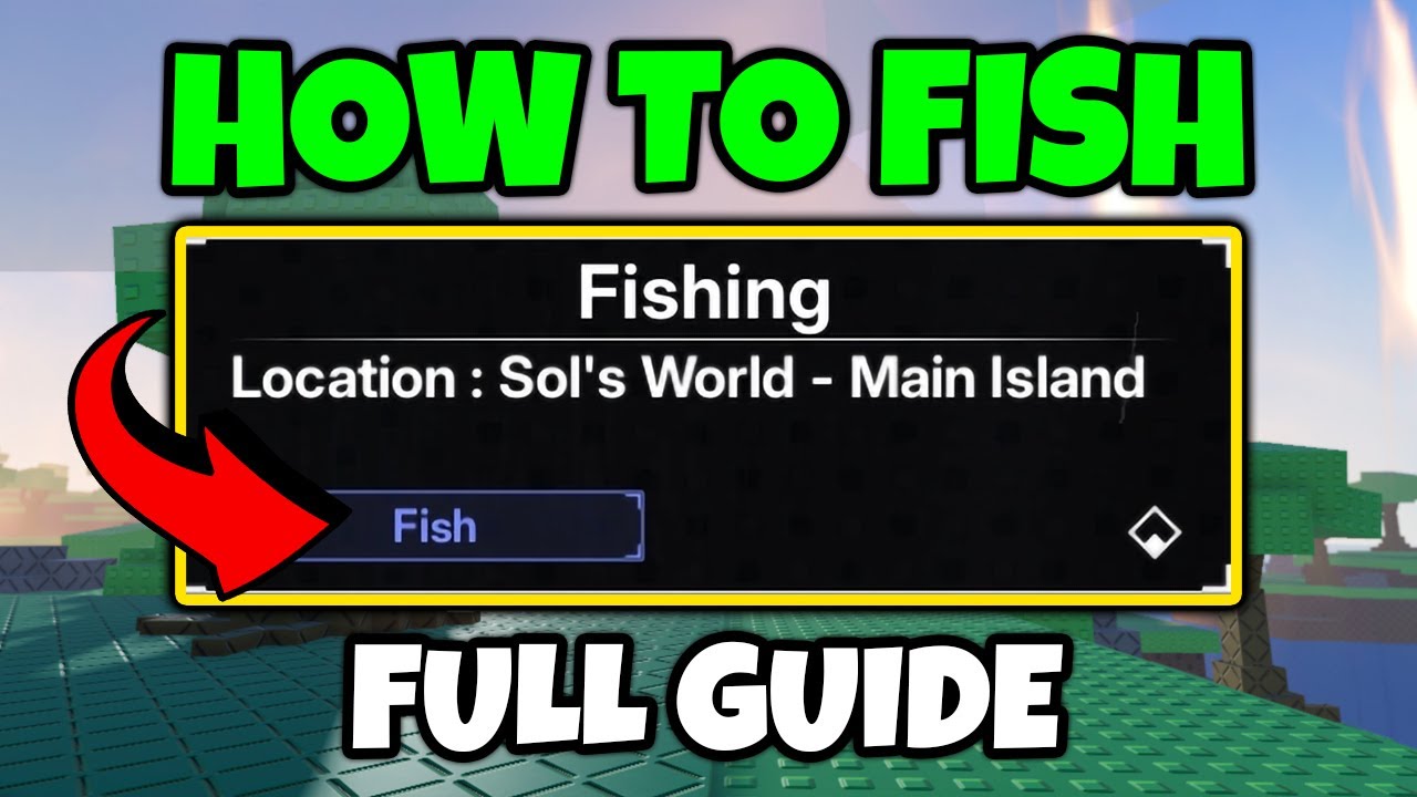 How to FISH in SOL'S RNG - Fish Shop Locations and Rare Auras Guide ...