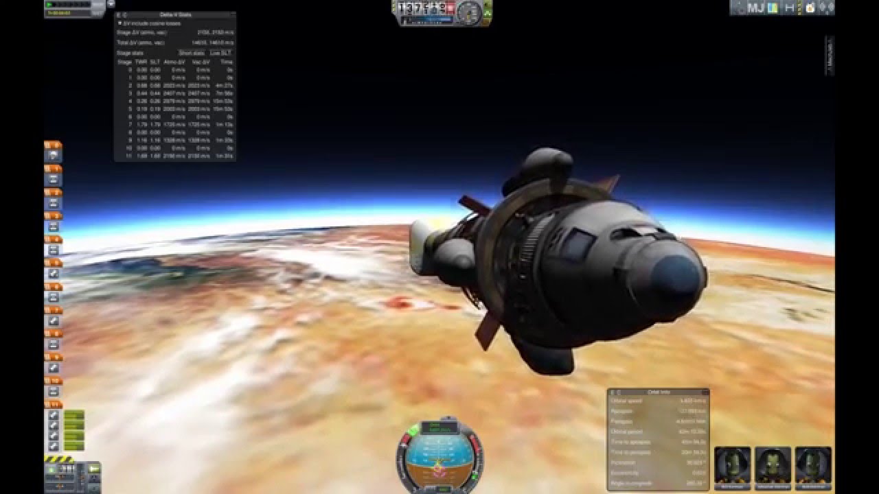 Single lauch mission to Titan Part 1 - KSP 1.0.5 RSS - YouTube