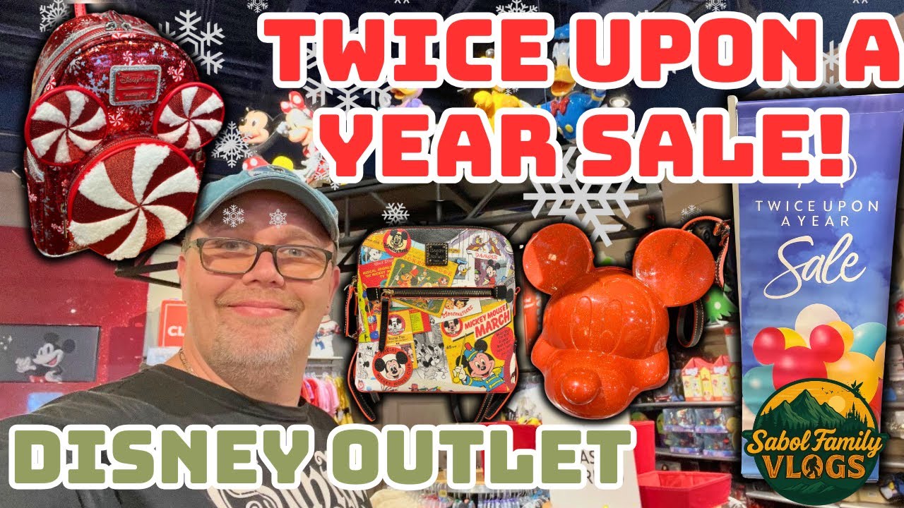 DISNEY OUTLET NEW MERCHANDISE TOUR | Twice Upon A Year Sale! Heavily ...