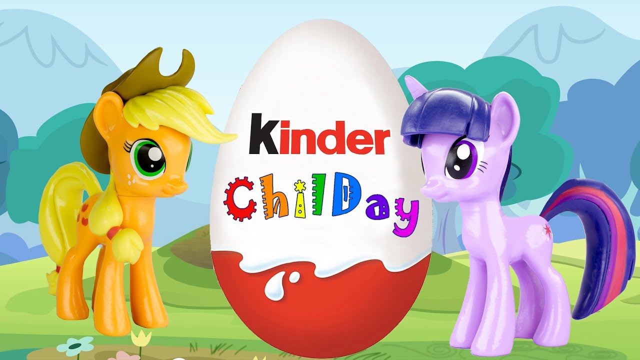 My Little Pony KINDER SURPRISE Eggs Unboxing Kinder Joy - YouTube