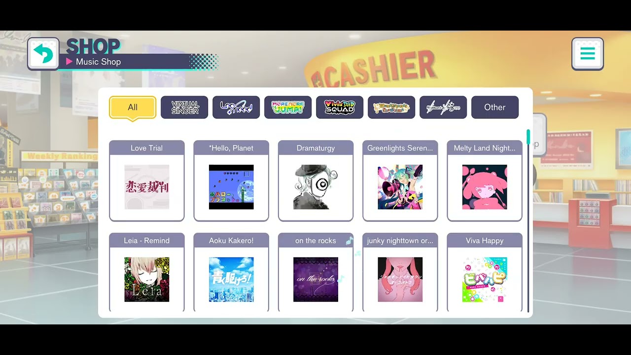 when you've already bought all the songs you know in prsk and just need ...