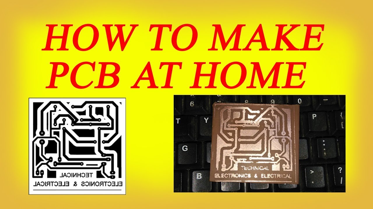 PCB | How to make PCB at Home - YouTube