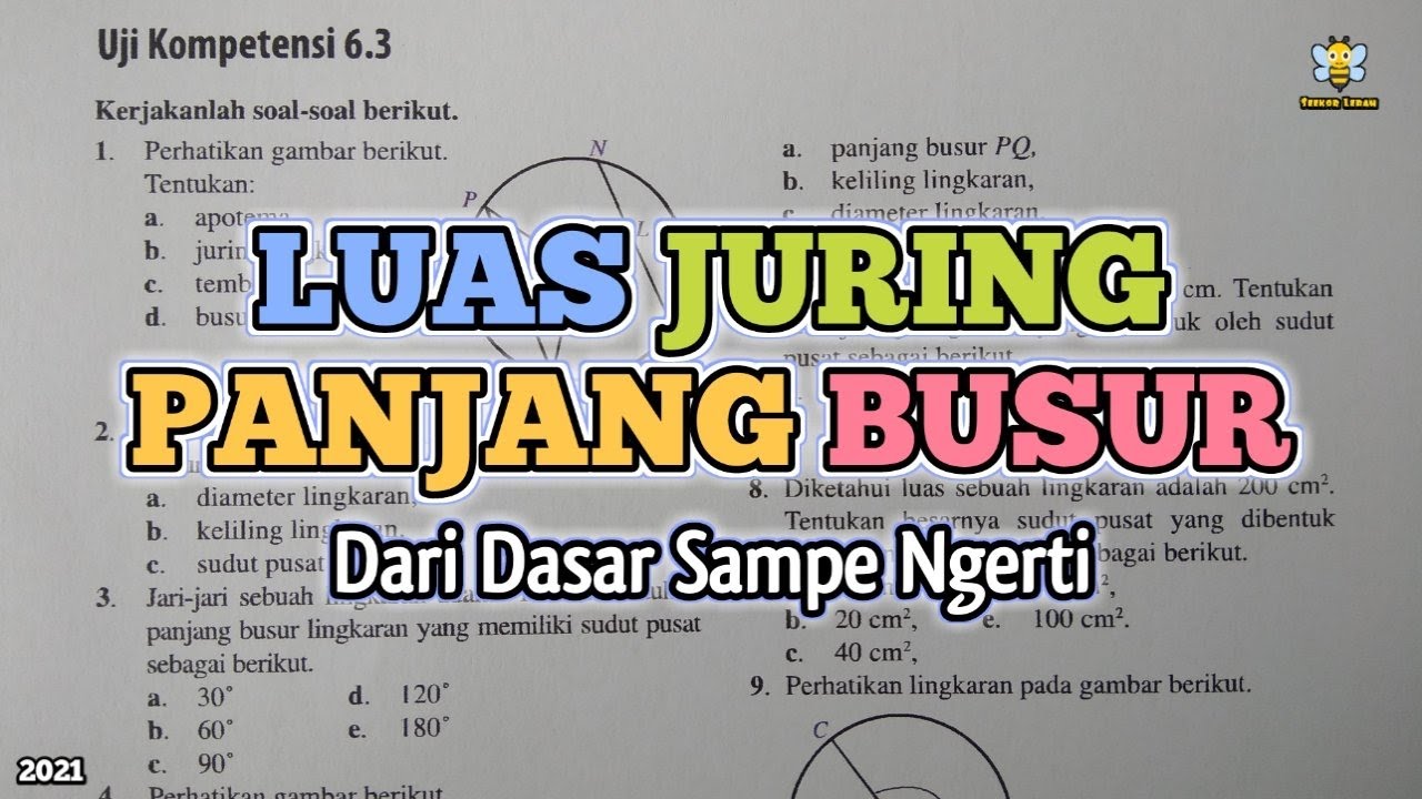 PANJANG BUSUR DAN LUAS JURING, PENJELASAN LENGKAP‼️ - YouTube