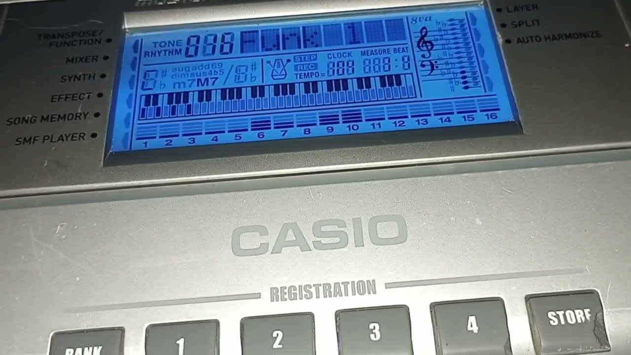 Casio ctk 691 keyboard - YouTube