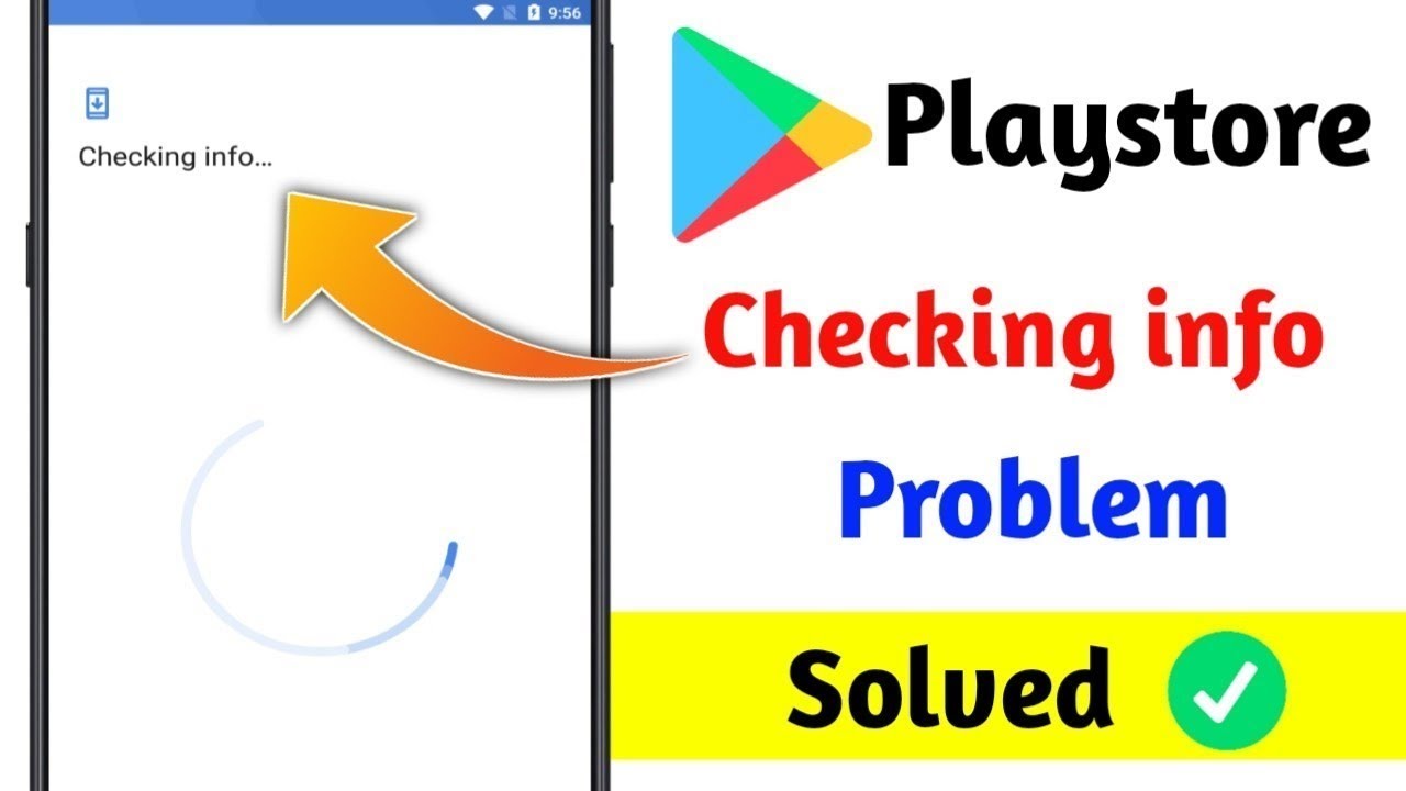 Play store checking info problem fix 2024 || Google playstore checking info problem solution ...