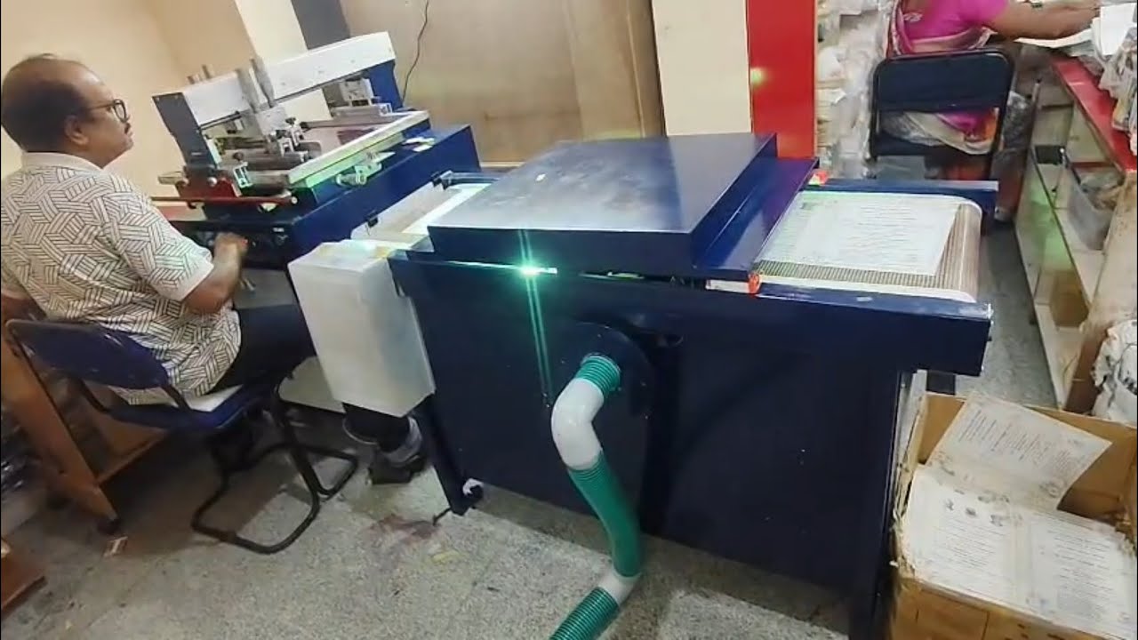 Wedding card uv Printing machine - YouTube
