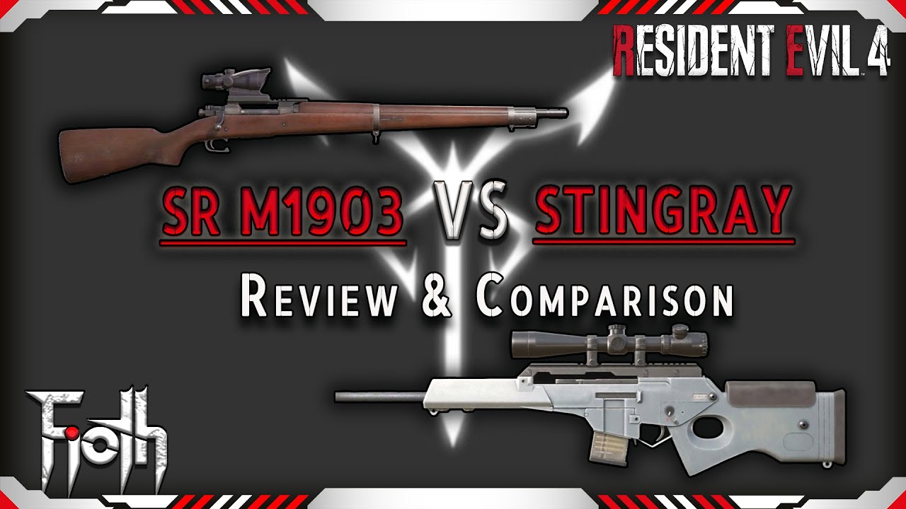 Resident Evil 4 - SR M1903 X Stingray Review & Comparison (Tested on ...