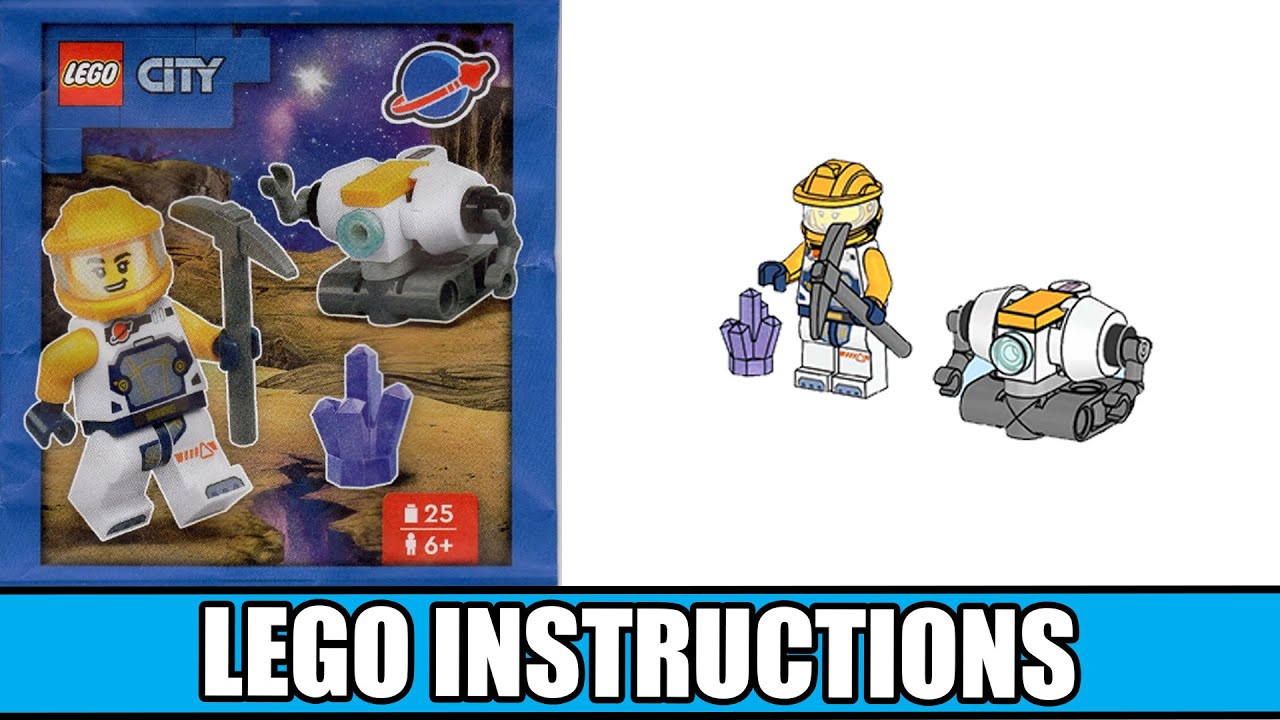 LEGO Instructions - City - 952405 - Astronaut and Robot - Magazine Gift ...