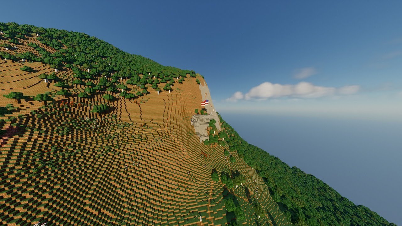 Build the Earth in minecraft 1.1 Scale (Cramerton NC Project) USA part ...