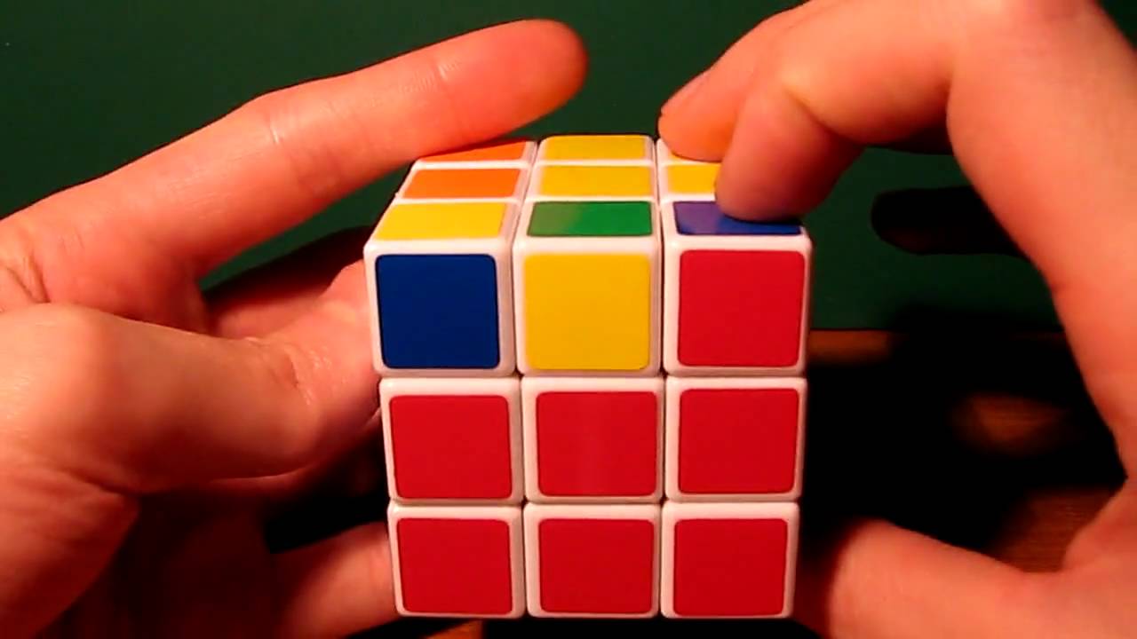 Solve the Cube: Step 4 - top cross - YouTube
