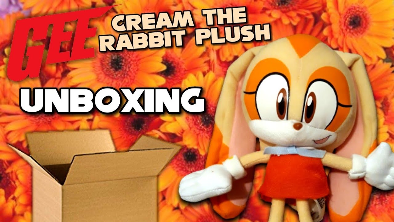 GE Cream The Rabbit Plush Unboxing - YouTube