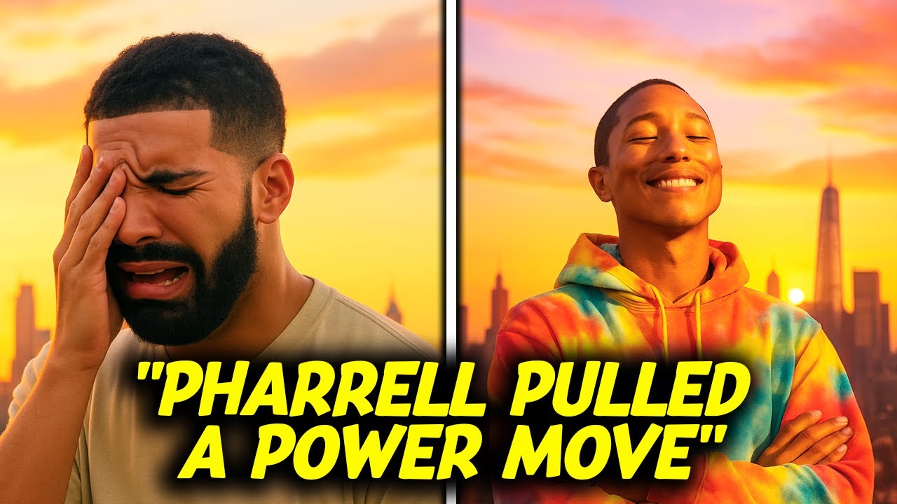 How One Move From Pharrell Made Drake Completely Speechless! - YouTube