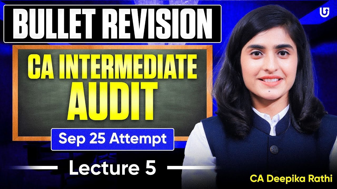 CA Inter Audit Revison | SA 260, SA 265 | CA Deepika Rathi - YouTube